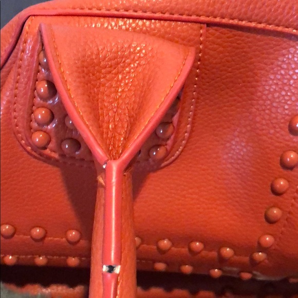 Lionel | Bags | Deep Orange Vegan Leather Studded Bag | Poshmark